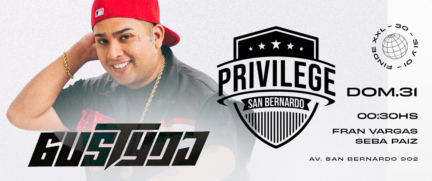 Compra tus entradas para GUSTY DJ Compra tus entradas para GUSTY DJ